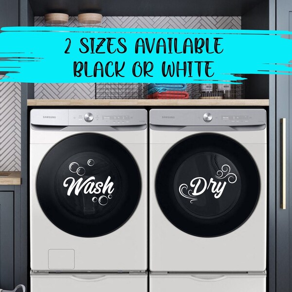 Wash and Dry Decal - Etsy