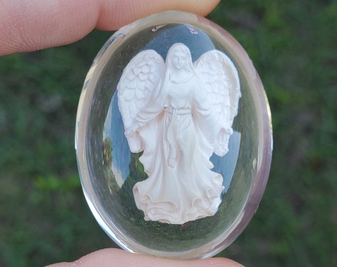 Blessing Angel Pocket Stone Worry Stone Angel Products 1.5" - Etsy