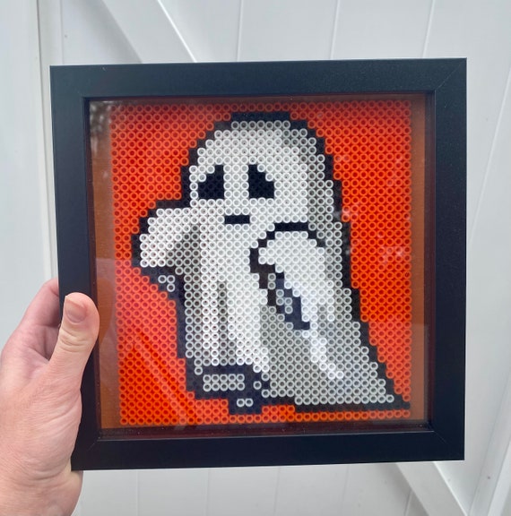 Spooky Ghost Perler Bead Art - Etsy