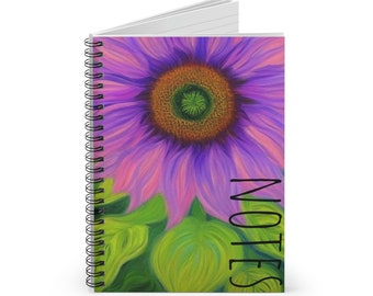 Sunflower Print Journal, Mothers Day Gift, Floral, Spring Notebook, for ...
