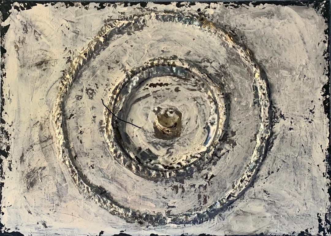 Abstract Art Stone Circle - Etsy