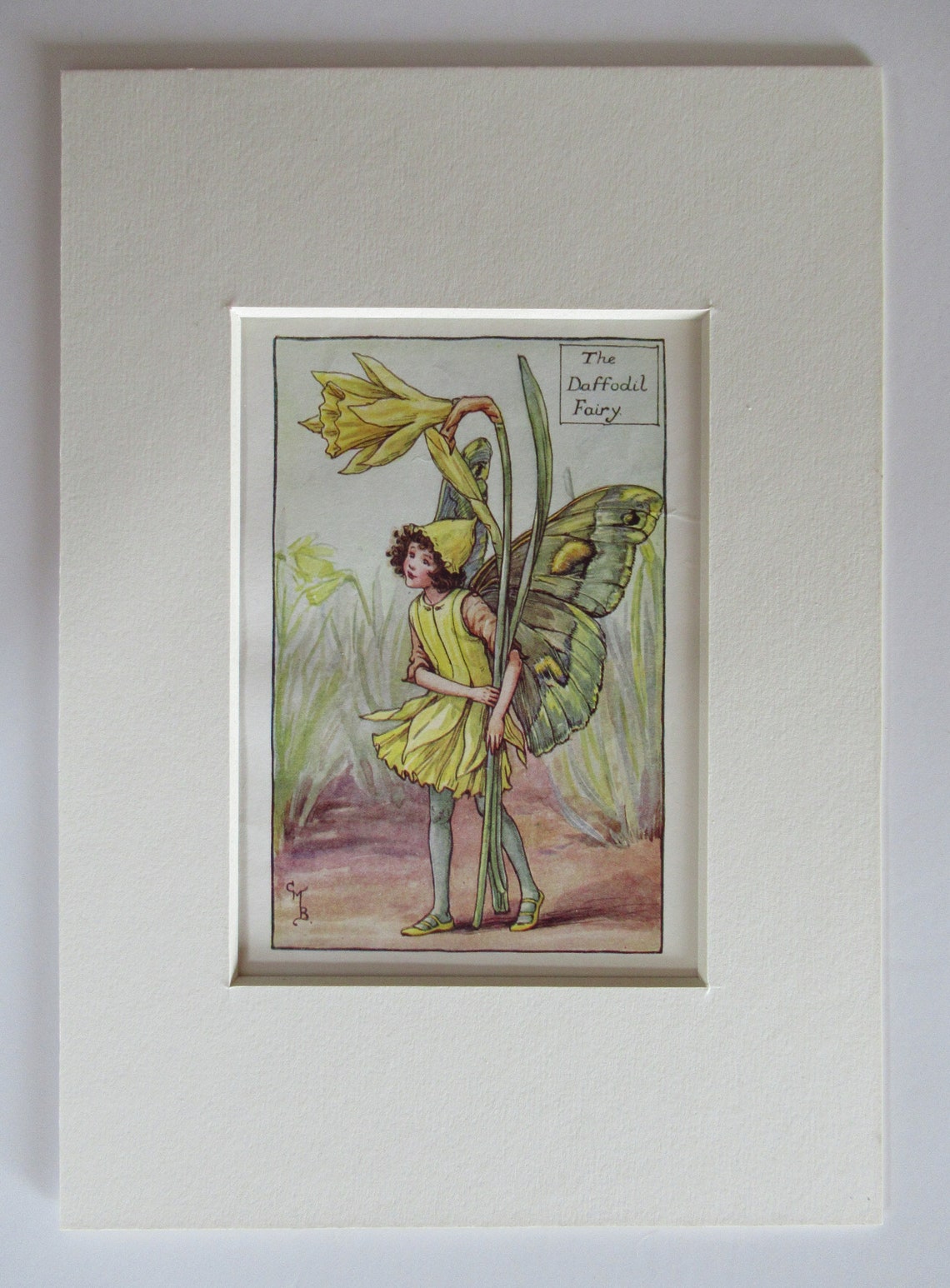 Flower Fairies/fairy: the DAFFODIL FAIRY Vintage Print | Etsy