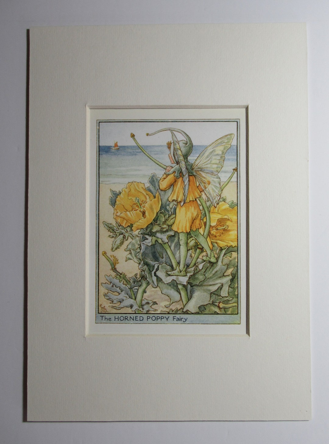 Flower Fairies/fairy: the HORNED POPPY FAIRY, Wayside Fairy, Vintage ...