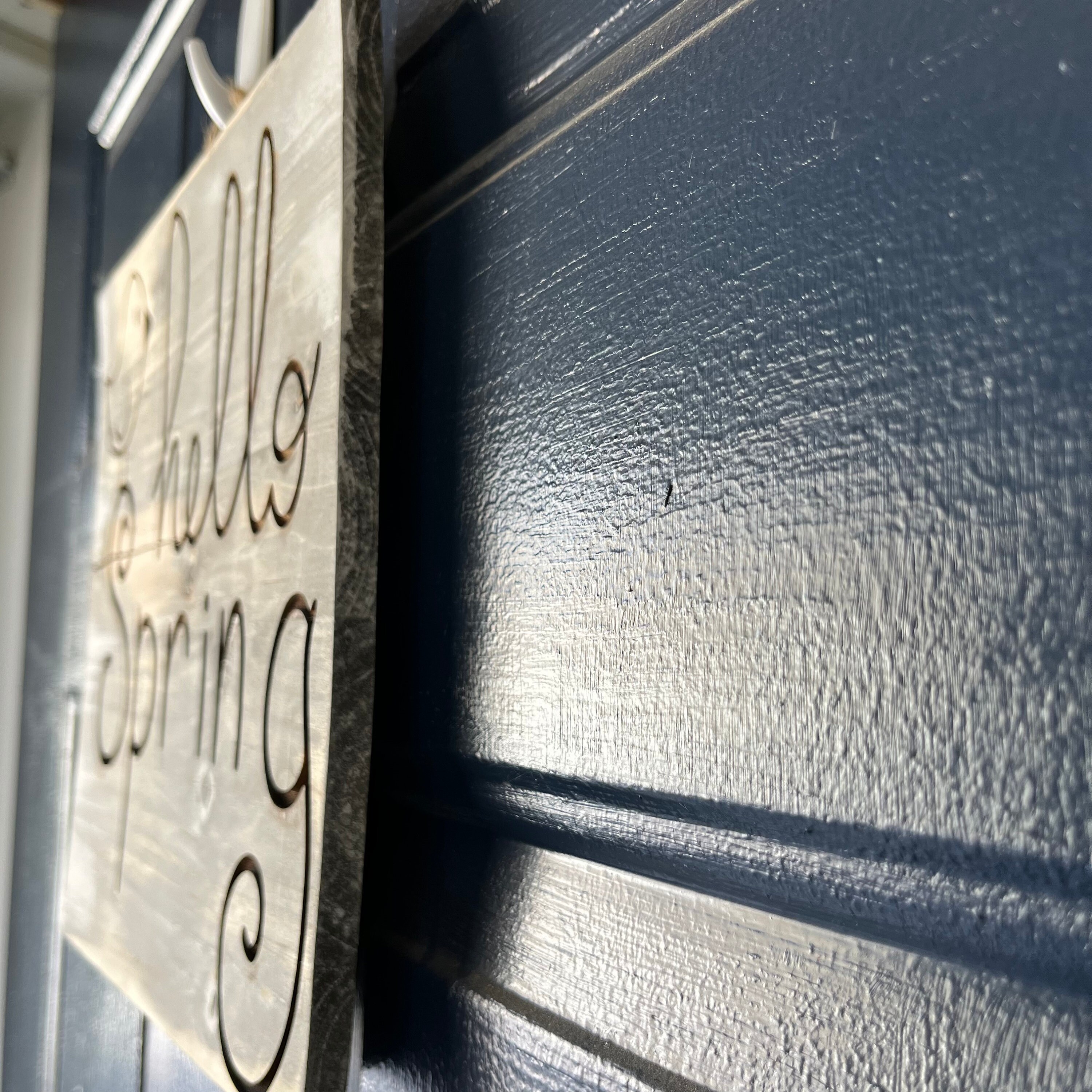 Hello Spring Sign Spring Wall Decor Spring Door Hanger Spring Decor ...