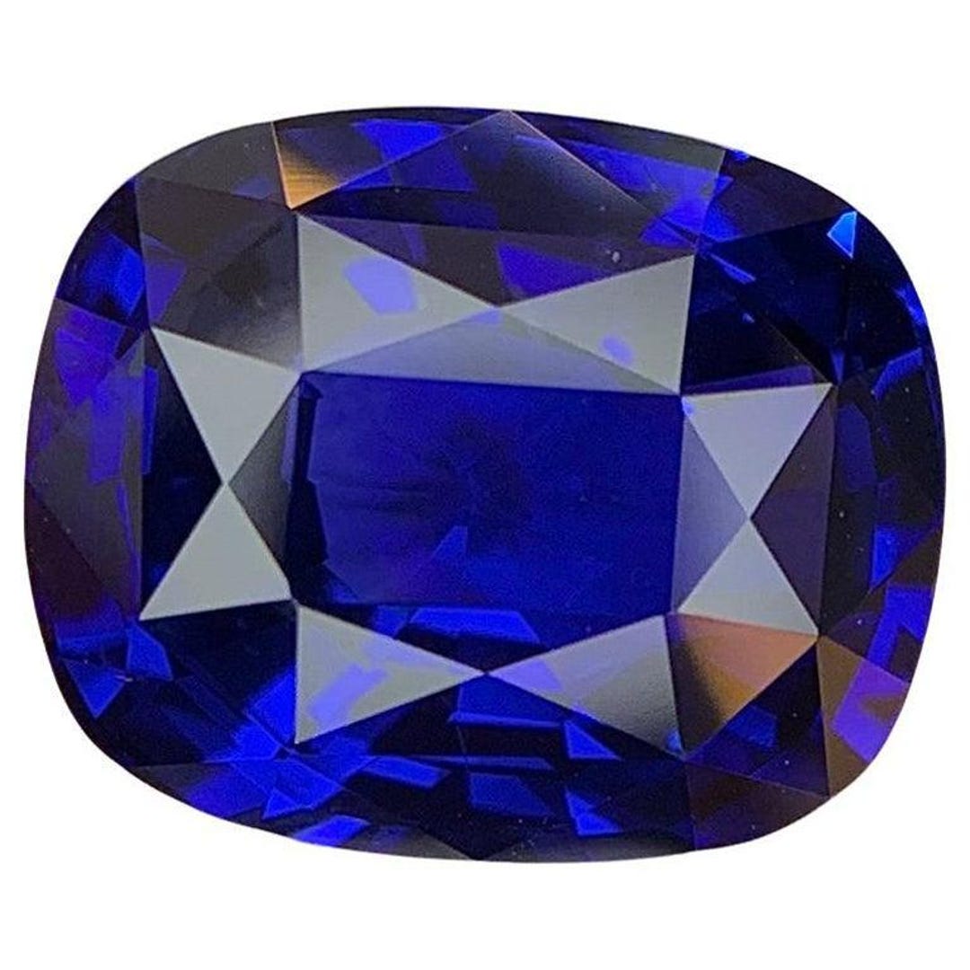 Bellerophon Certified Vivid Blue Sapphire: Faceted Gemstone - Etsy