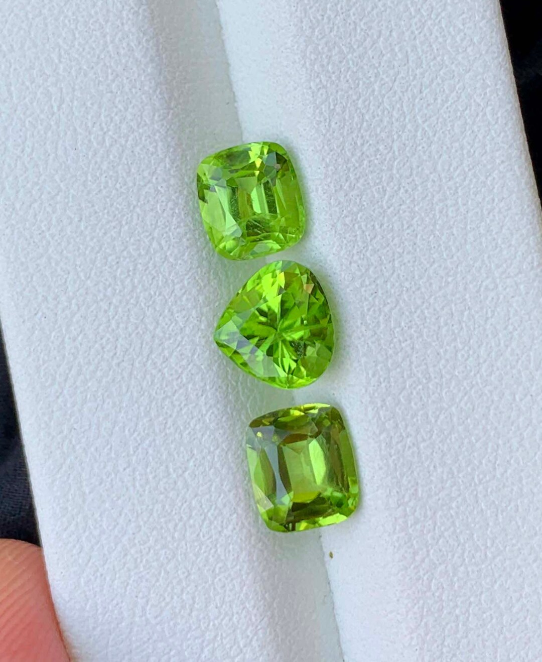 Piedras preciosas de peridoto natural tamaño de joyería - Etsy España