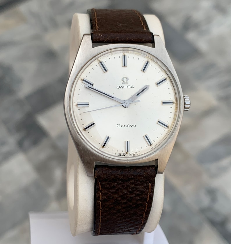 Vintage Omega Geneve, Automatic Winding English Made Dennison Stainless ...