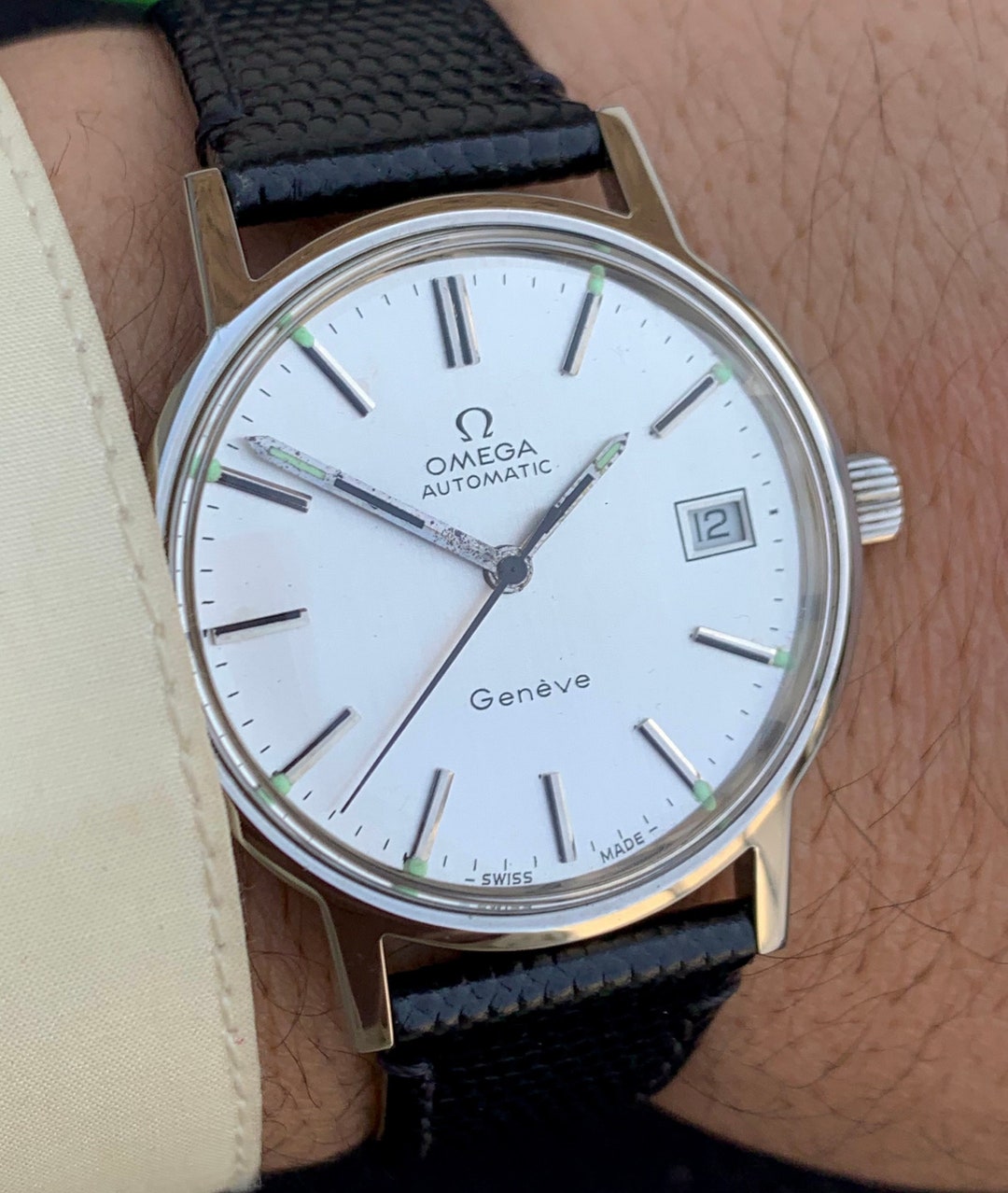 Vintage Omega Geneve, Automatic English Made Dennison Stainless Case - Etsy