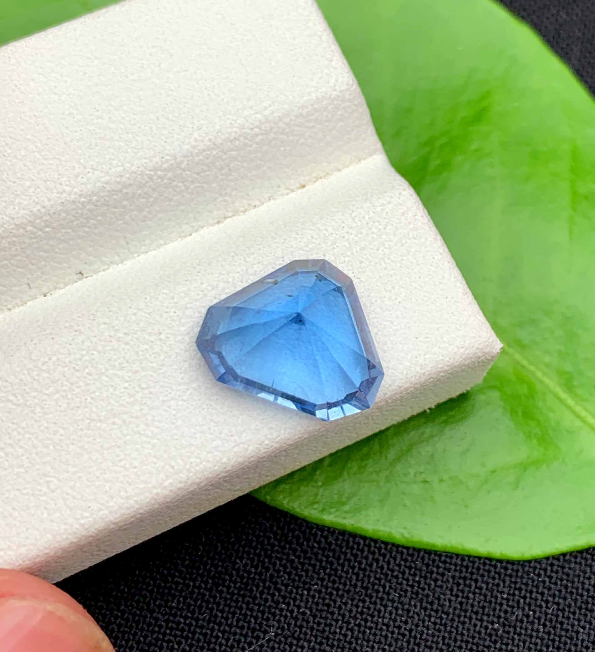 Top Class Blue Santa Maria Color Aquamarine Fancy Trillion Cut - Etsy