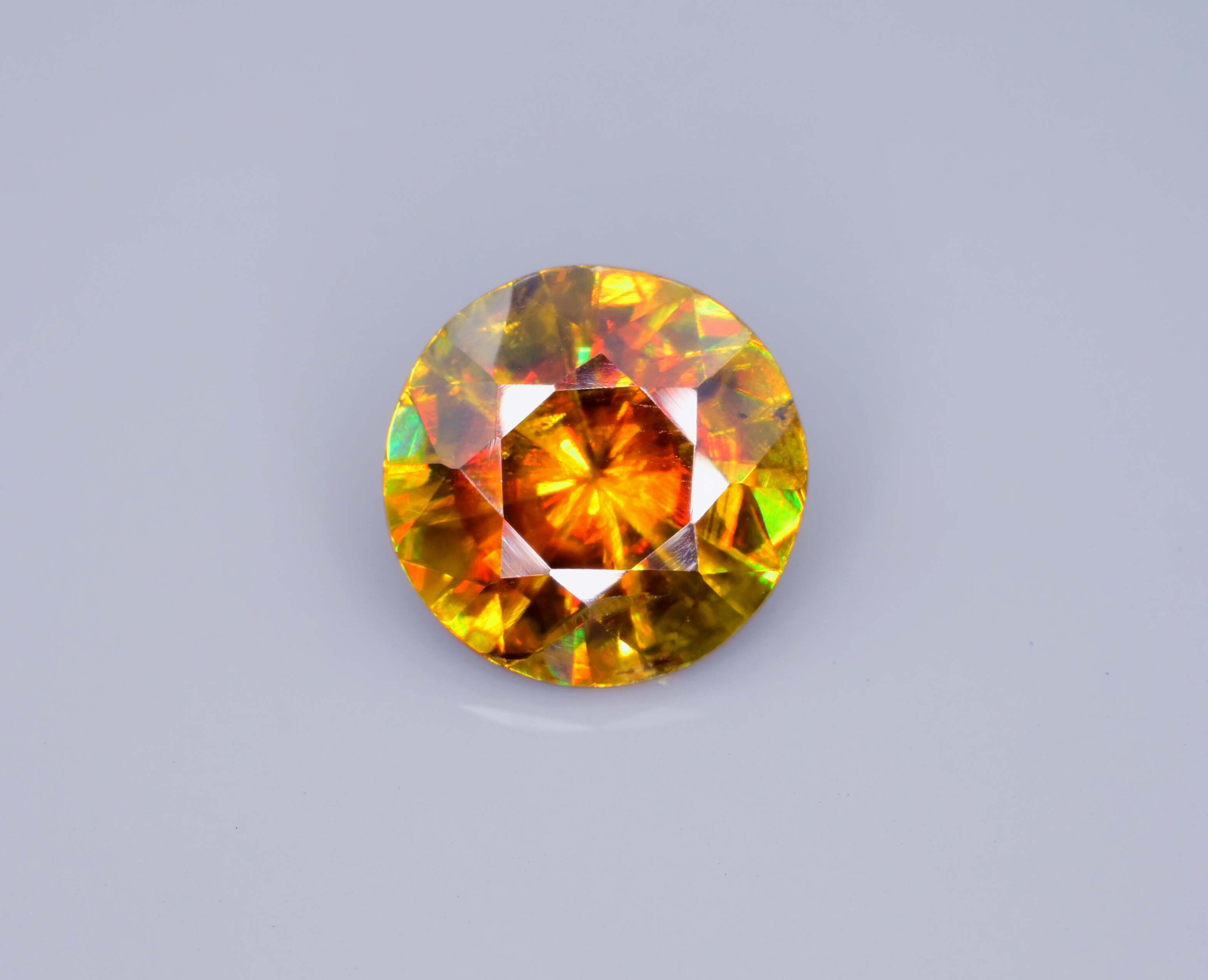 Natural Sphene Titanite Gemstone, Full Fire Lustrous Yellow Sphene ...