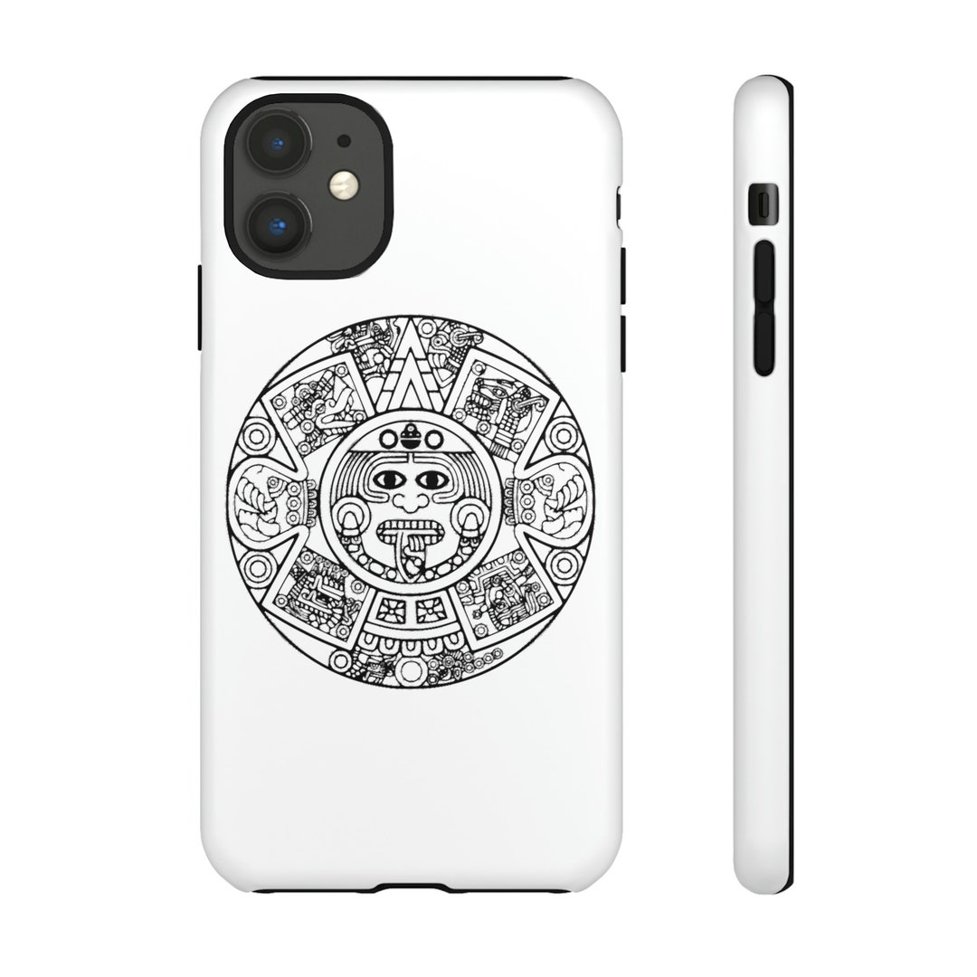 Mexican Aztec Calendar Sundial Hispanic Latino Tough Cases Phone Case ...