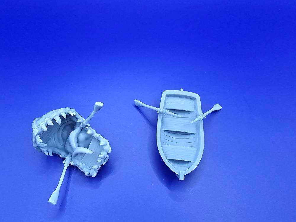 Mimic Row Boat Miniature: Resin Dnd Role-playing (28mm 32mm 25mm) - Etsy