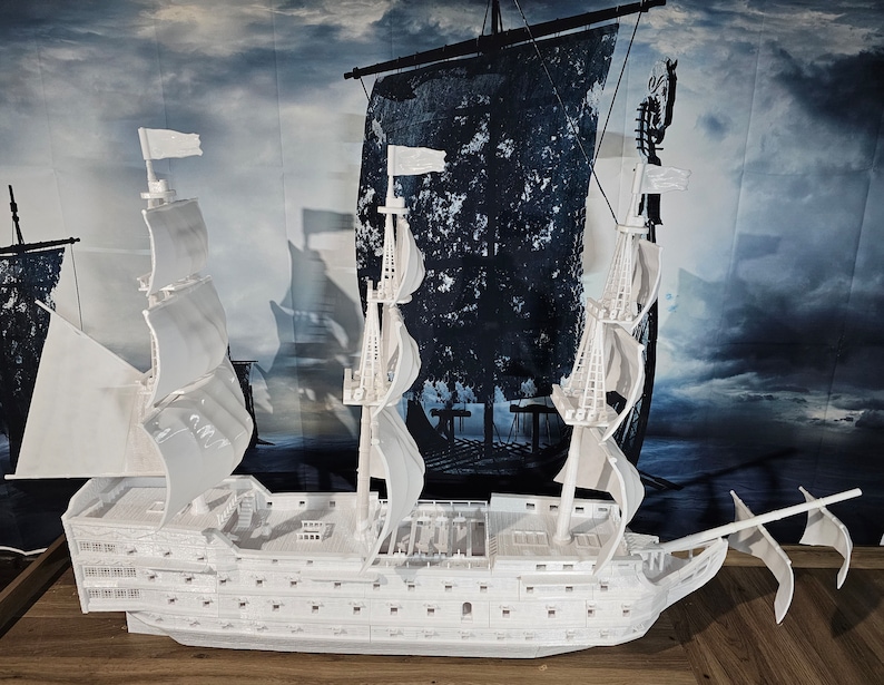 Man O' War 25mm 28/32mm Cargo Ship, Sail Boat, Dnd Terrain, Pirate Boat ...