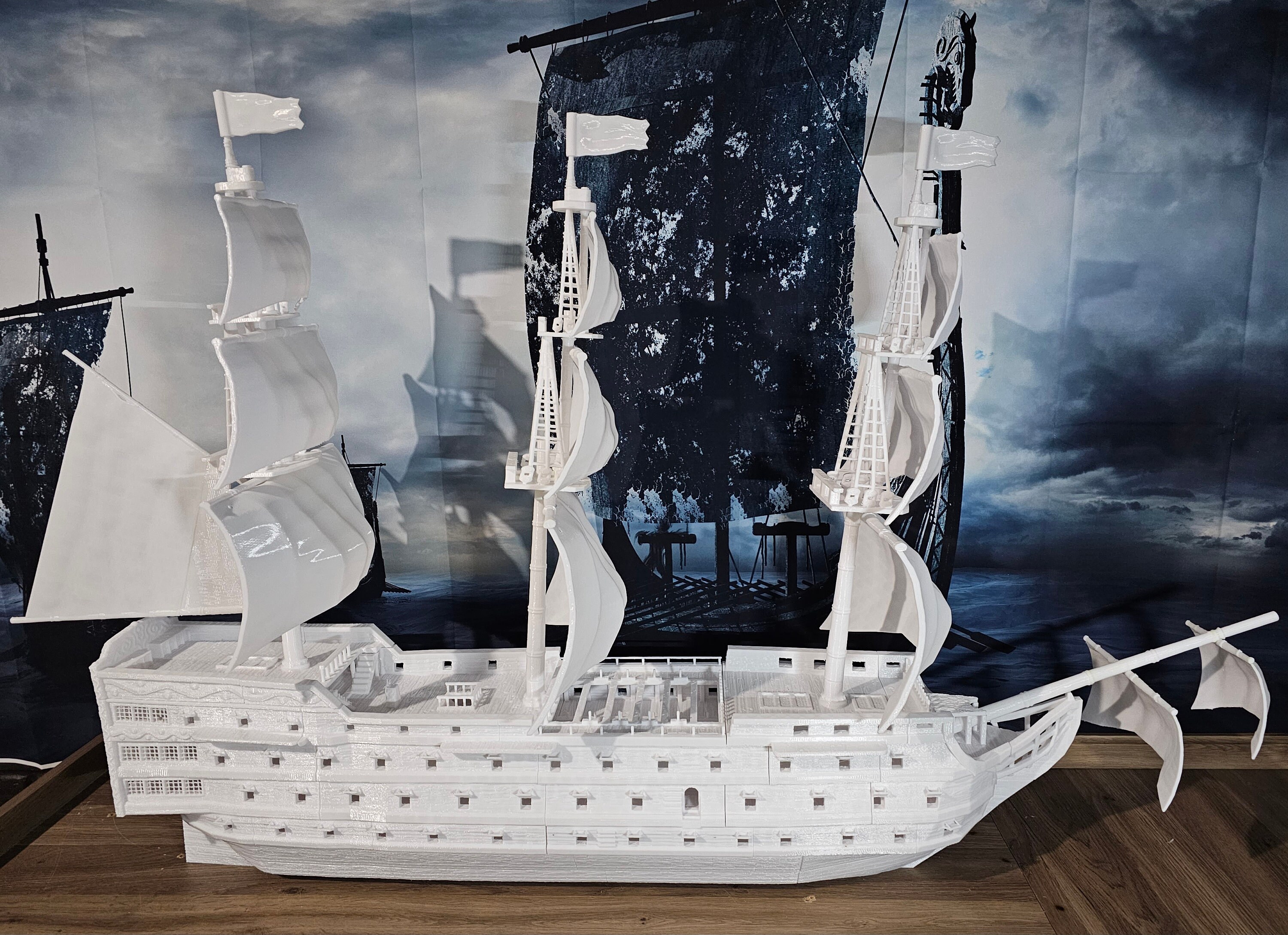 Man O' War 25mm 28/32mm Cargo Ship, Sail Boat, Dnd Terrain, Pirate Boat ...