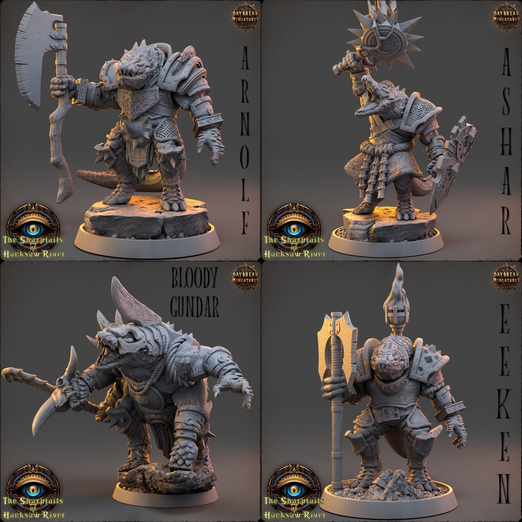 11 PC the Sharptails of Hacksaw River / D&D / Tabletop RPG / Daybreak ...