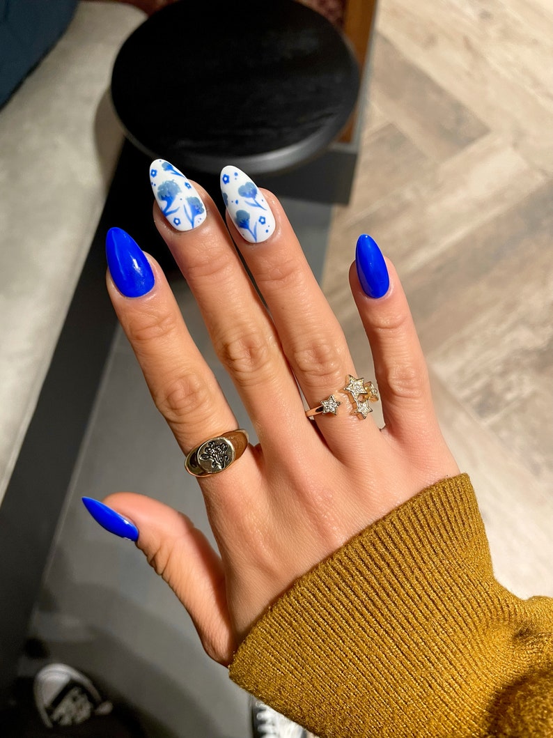 Porcelain Tea Cup Press on Nails PLANET NAILS Luxury Press - Etsy