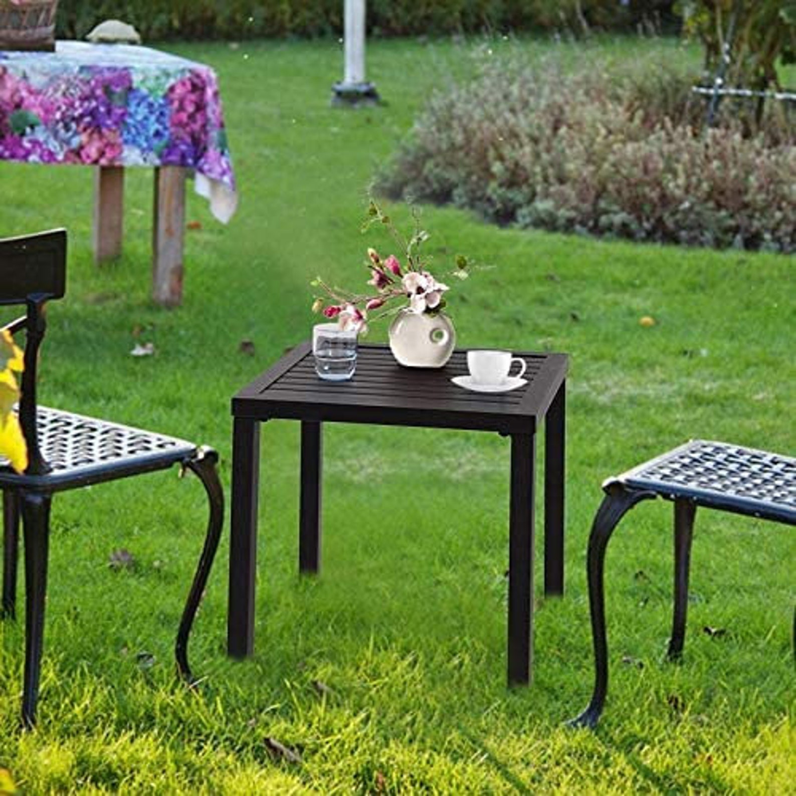 Metal outdoor side tables - saadprivate