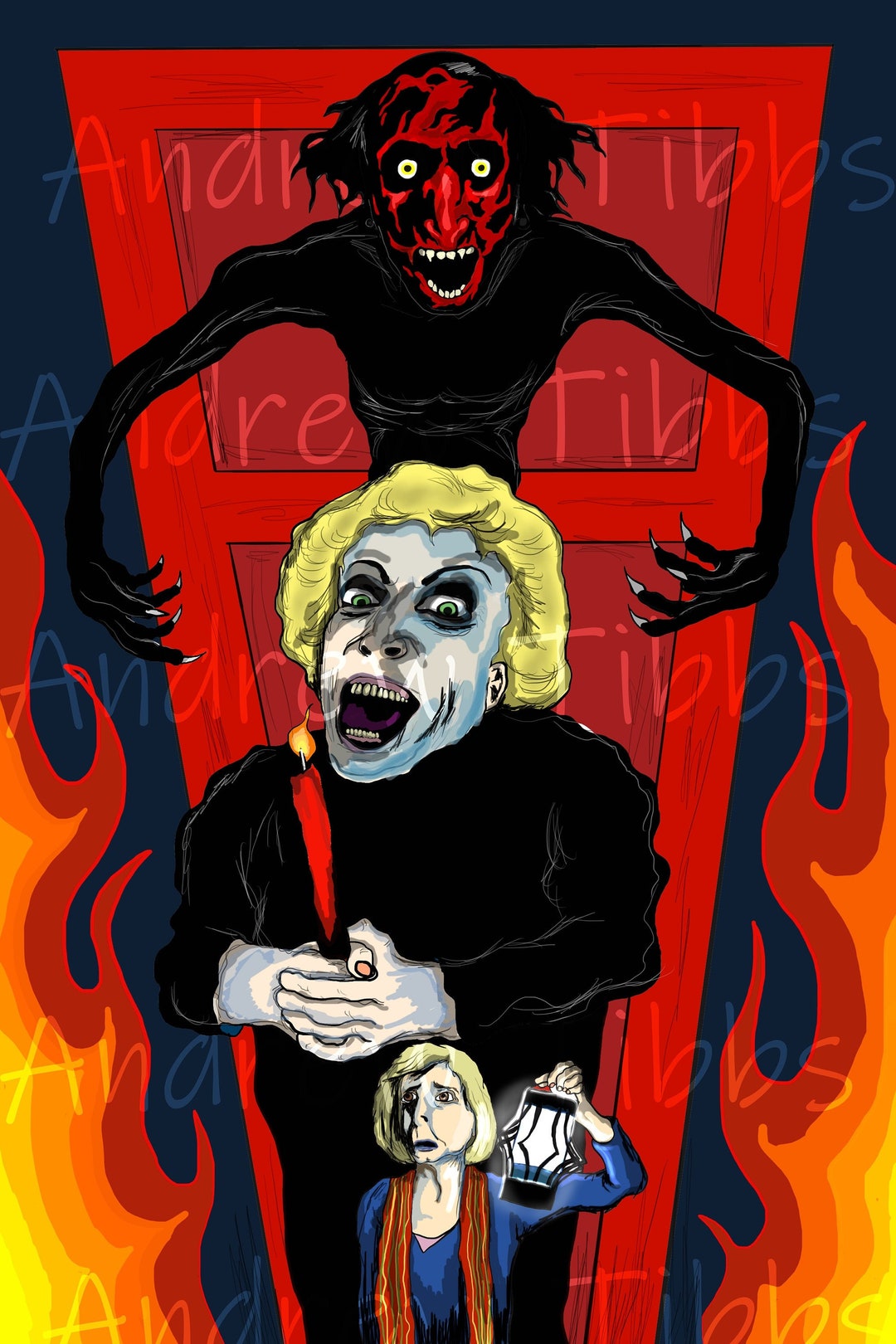 Insidious Art Print Horror Halloween - Etsy