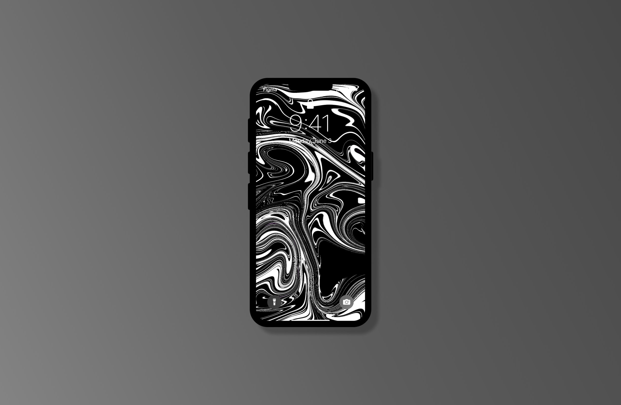 6-pack Black Set Abstract Wallpaper by Anna Martine | Black and White ...