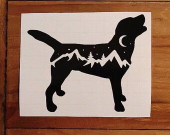 Labrador Decal | Etsy
