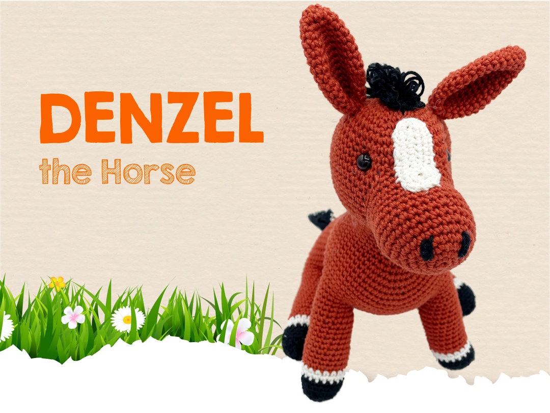 Amigurumi Crochet Pattern Horse PDF Tutorial: Denzel the Horse - Etsy