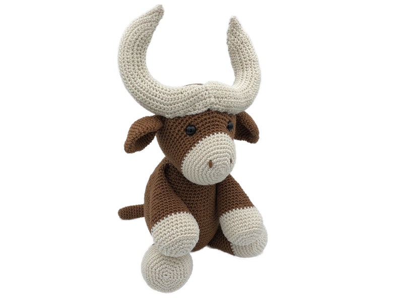 Amigurumi Crochet Pattern Water Buffalo PDF Tutorial: Bo the Water ...
