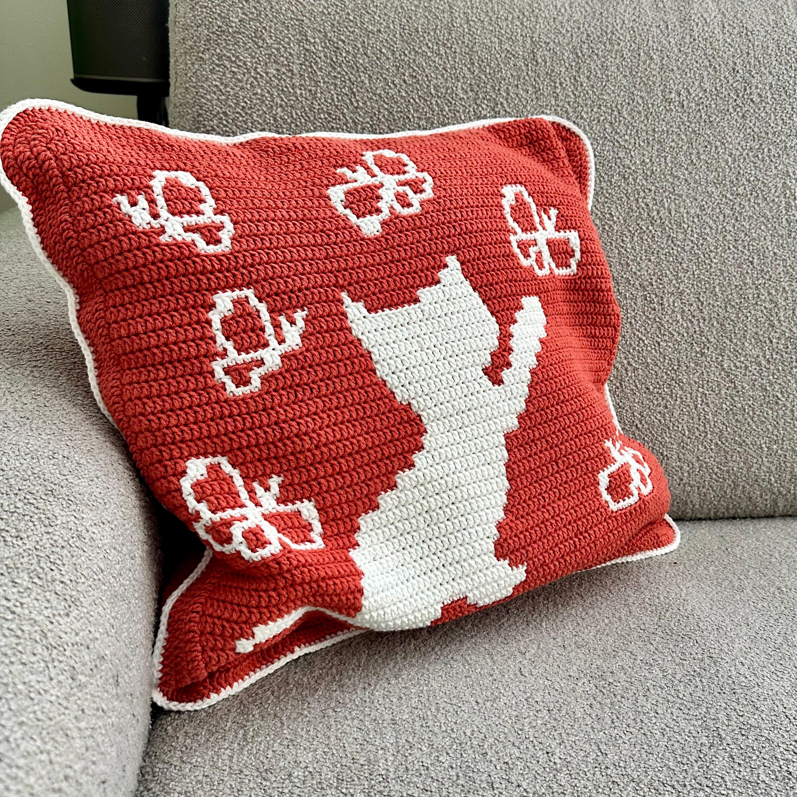 Cat Pillow Overlay Mosaic Crochet Pattern - PDF Tutorial - Etsy
