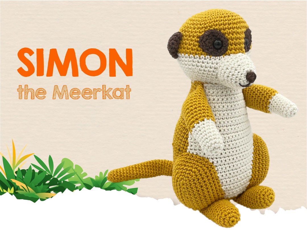 Amigurumi Crochet Pattern Meerkat PDF Tutorial: Simon the - Etsy