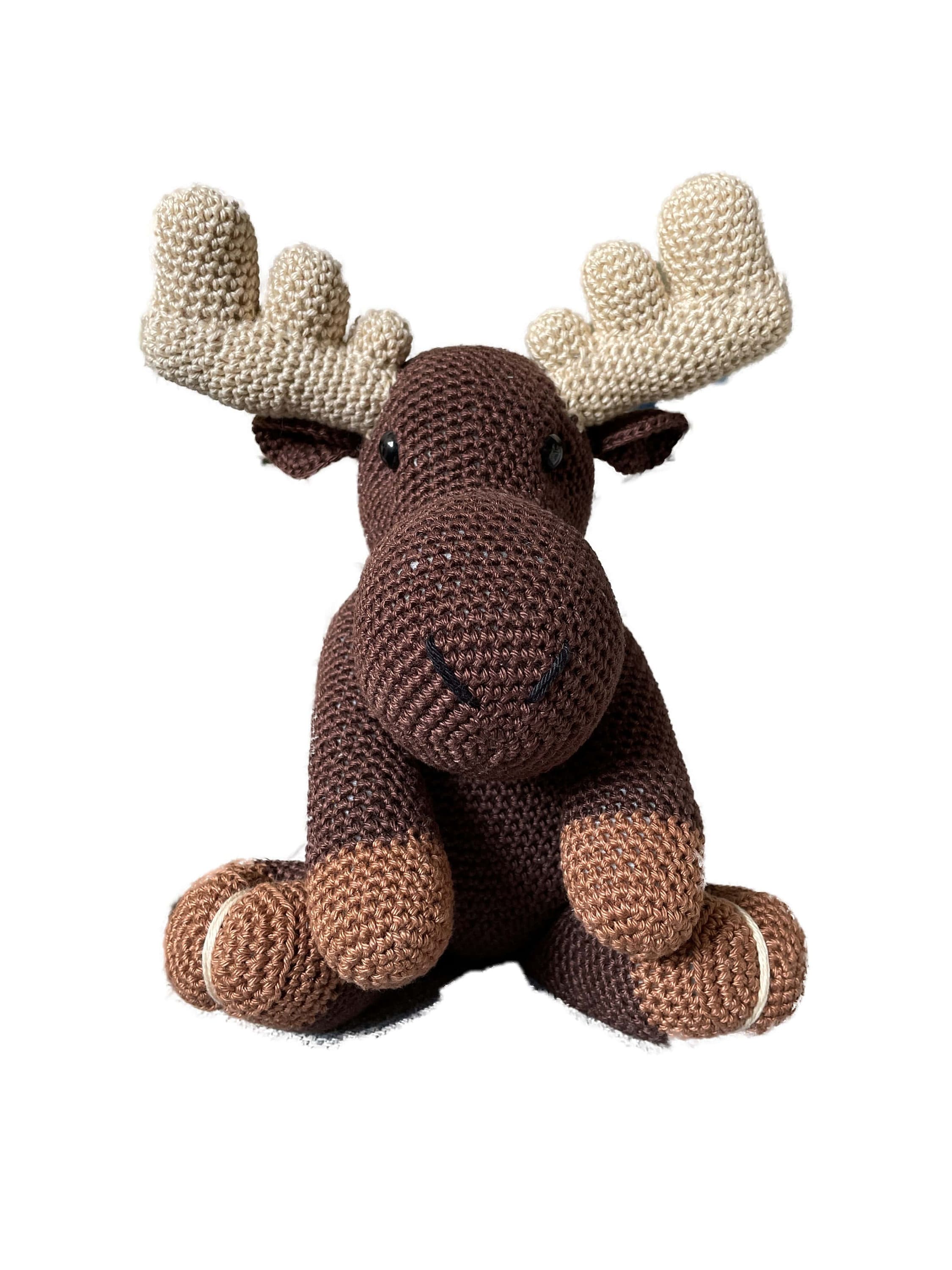 Crochet PATTERN Moose Amigurumi PDF Tutorial - Dex the Moose - Etsy