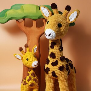 African Animals Part 1 - Hyena, Giraffe and Elephant Amigurumi Crochet ...