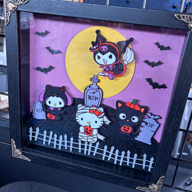 Kitty Shadow Box - Etsy