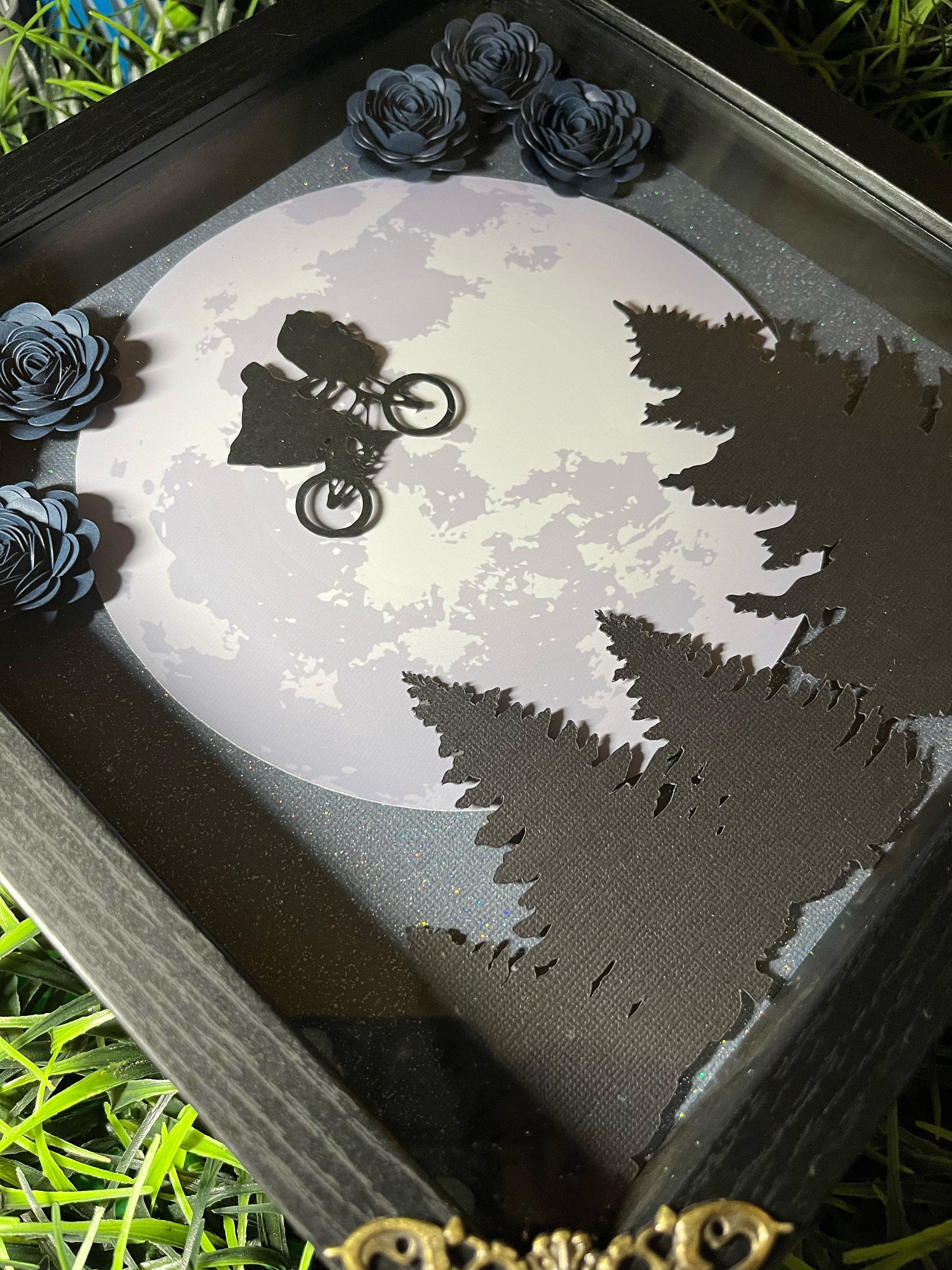 Extra Terrestrial Shadow Box Frame | Alien Go Home Art - Etsy