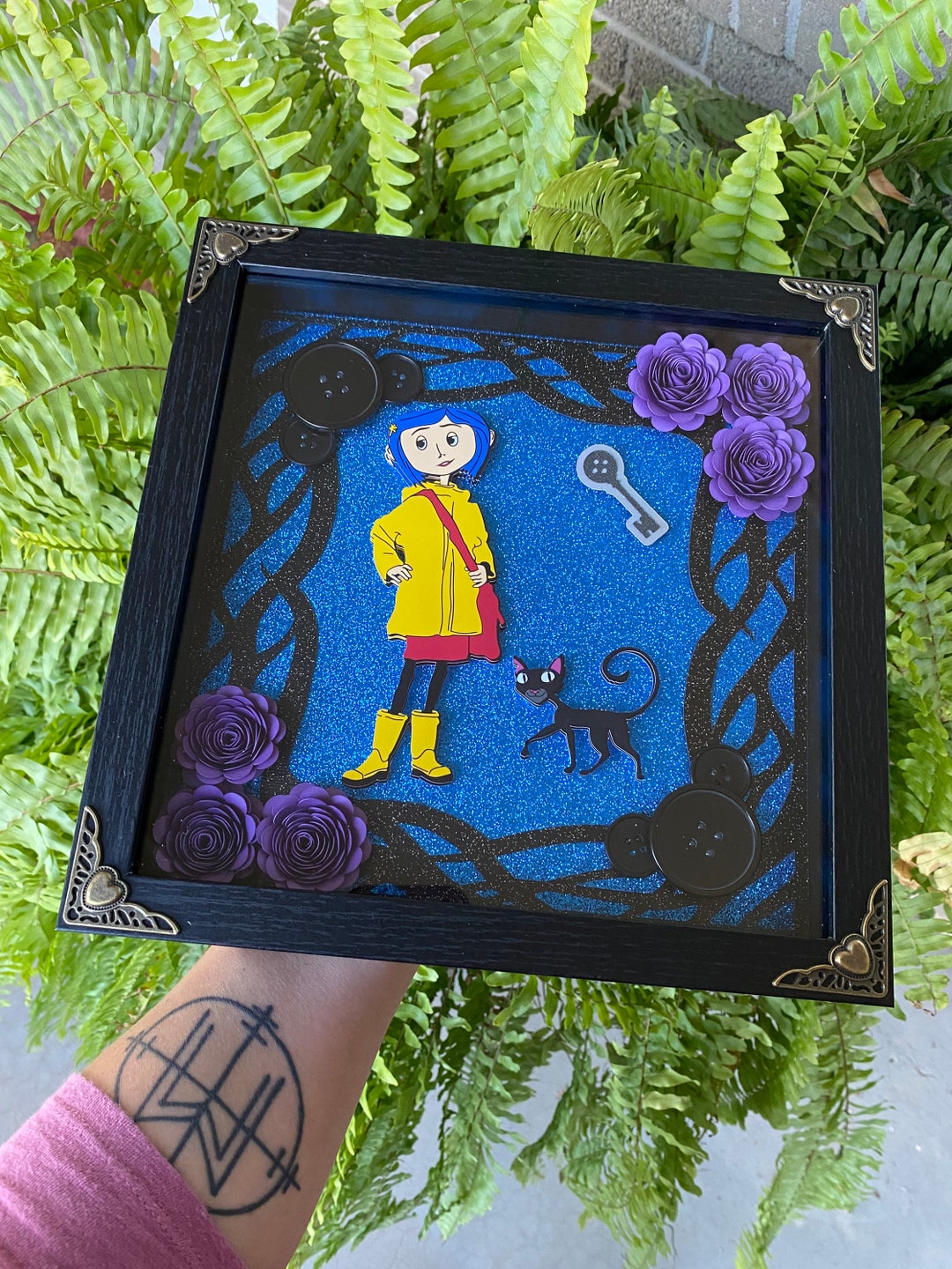Coraline Frame | Coraline Floral Shadow Box - Etsy