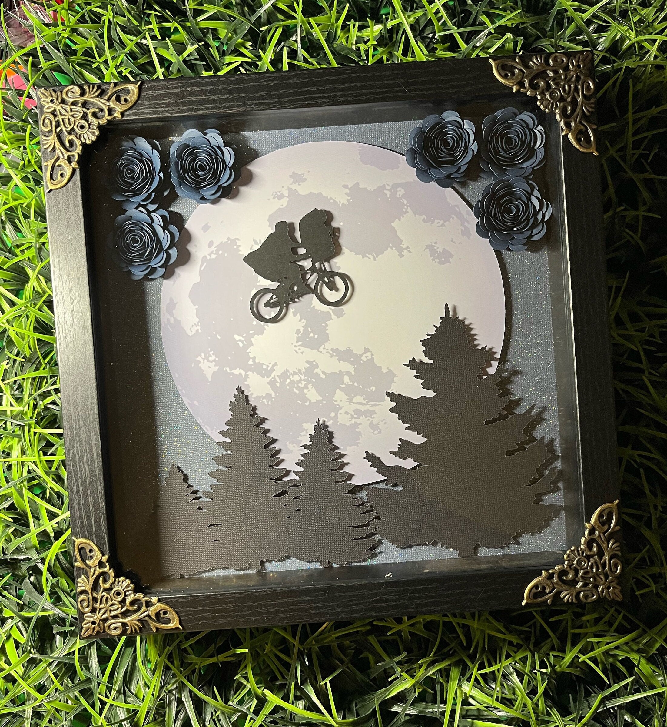 Extra Terrestrial Shadow Box Frame | Alien Go Home Art - Etsy