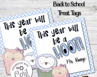 Owl Teacher Printable - Etsy