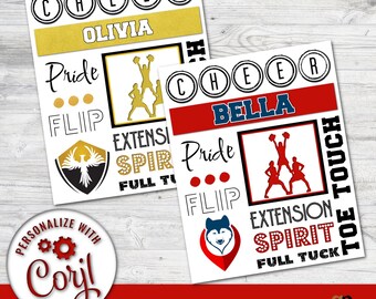 Printable Cheer Locker Sign - Etsy