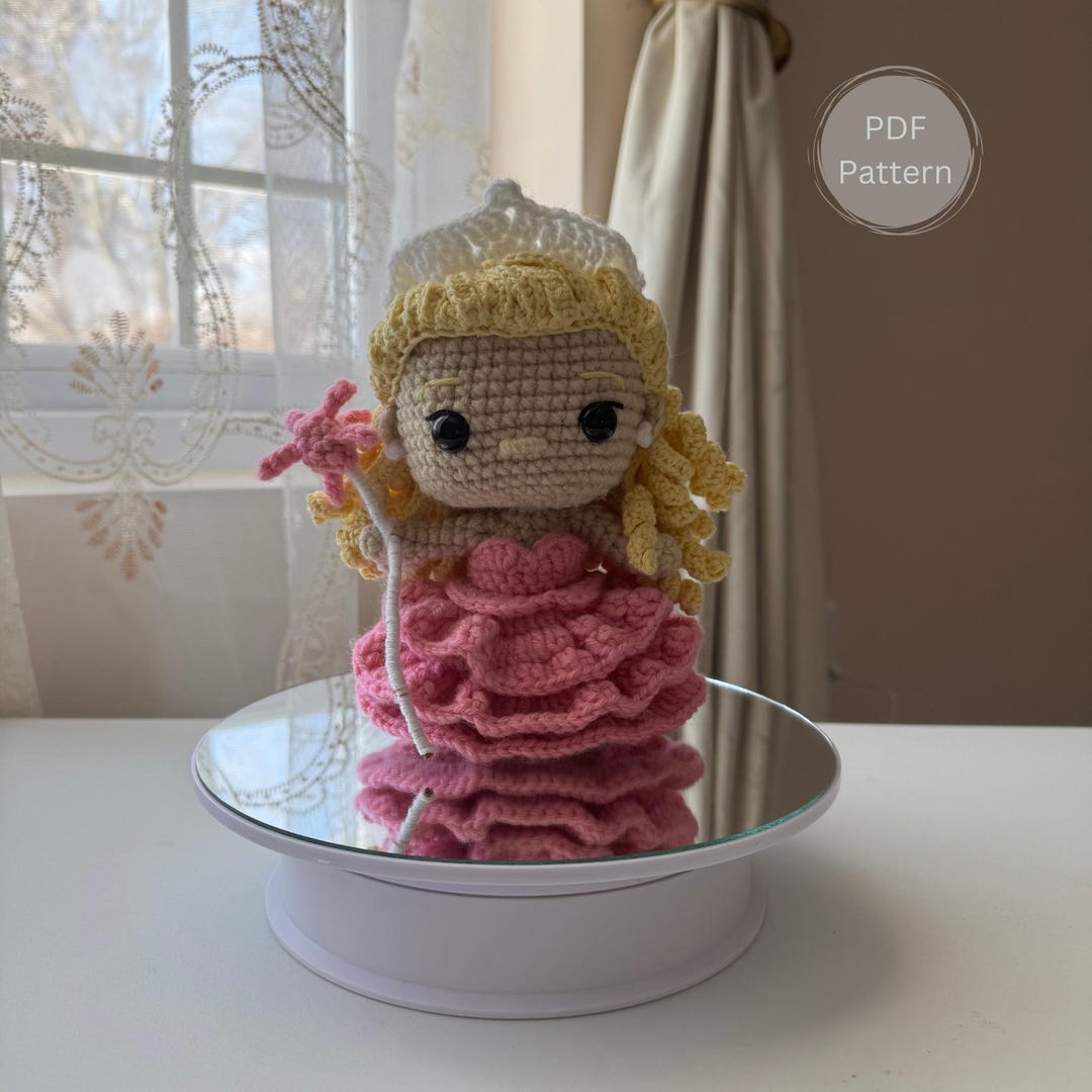 Wicked Inspired Crochet Pattern: Glinda the Good Witch | PDF Amigurumi ...