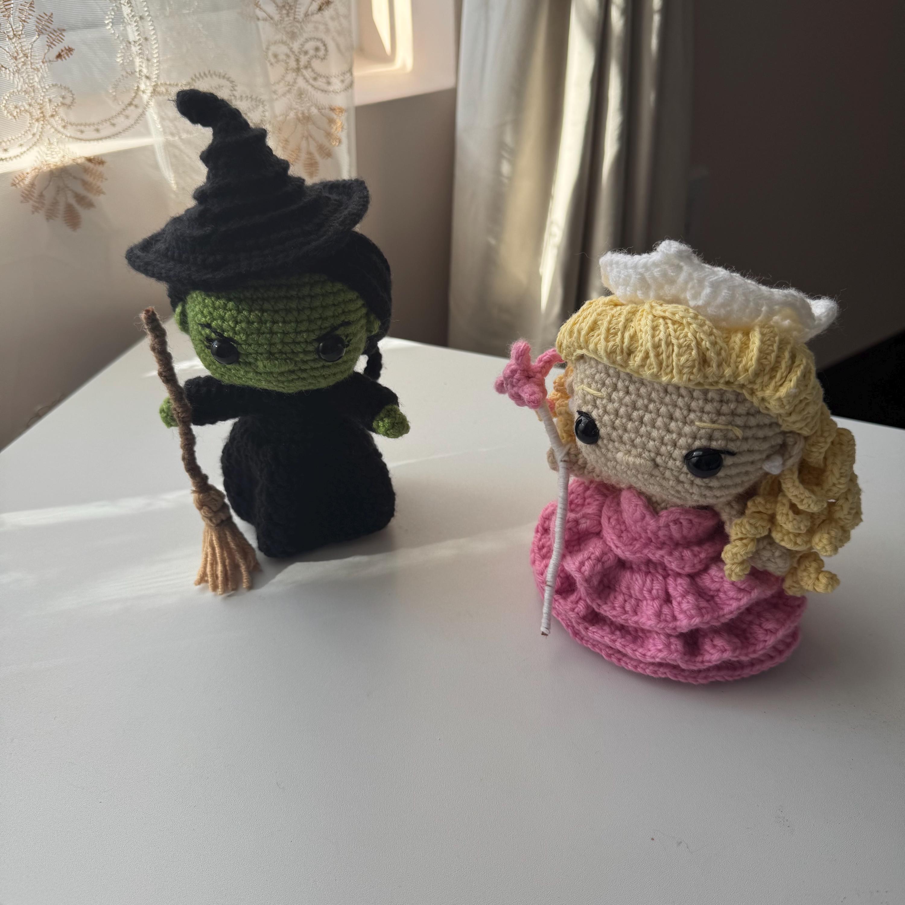 2 in 1 Wicked Inspired Crochet Pattern Bundle: Elphaba & Glinda | PDF ...