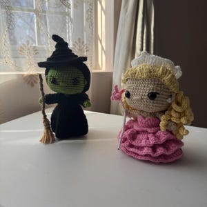 2 in 1 Wicked Inspired Crochet Pattern Bundle: Elphaba & Glinda | PDF ...