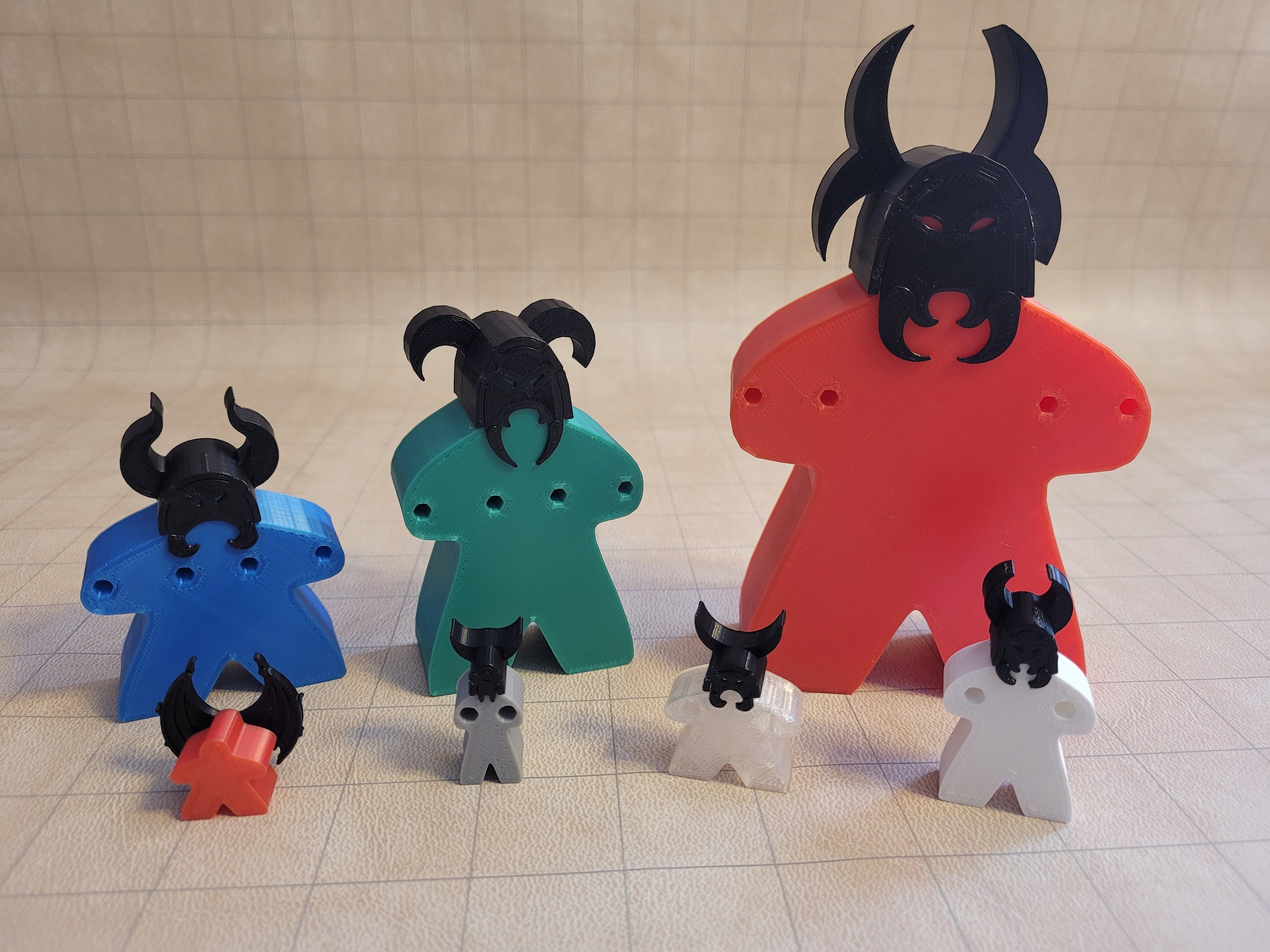 RPG Meeple Beast and Fiend Set // Tabletop Wargaming // D&D ...