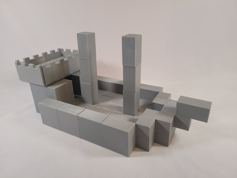 Magnetic Castle Block Set // Tabletop Wargaming // D&D // Multipurpose ...