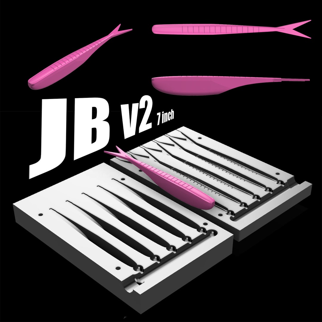 Digital File: Mold JB V2 7 Inch. 3D STL, STEP File for Cnc and 3D Print ...
