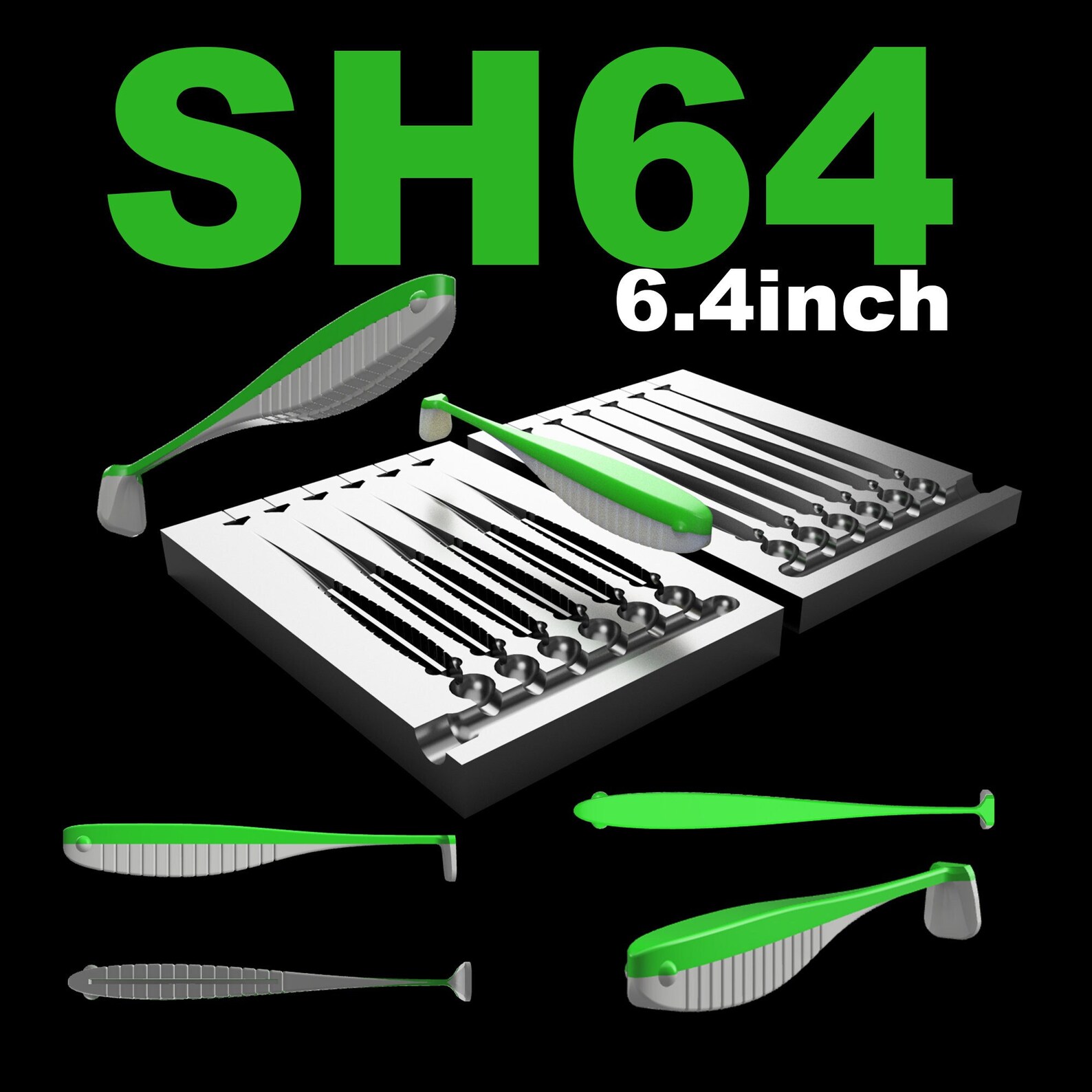 Digital File : Mold Sh6.4" Stl, Step File for Cnc and 3d Print - Etsy