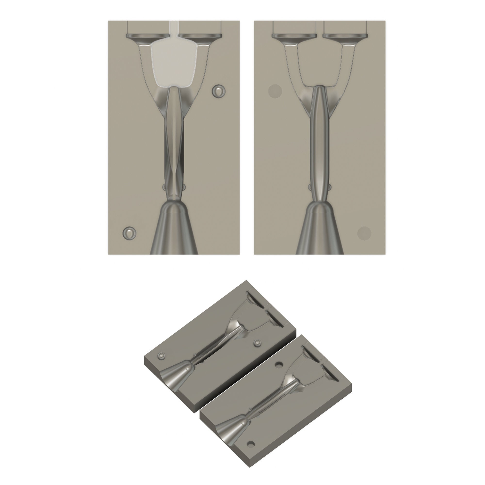 Digital File: Mold Fg 120mm. 3D STL, STEP File for CNC and 3D Print - Etsy