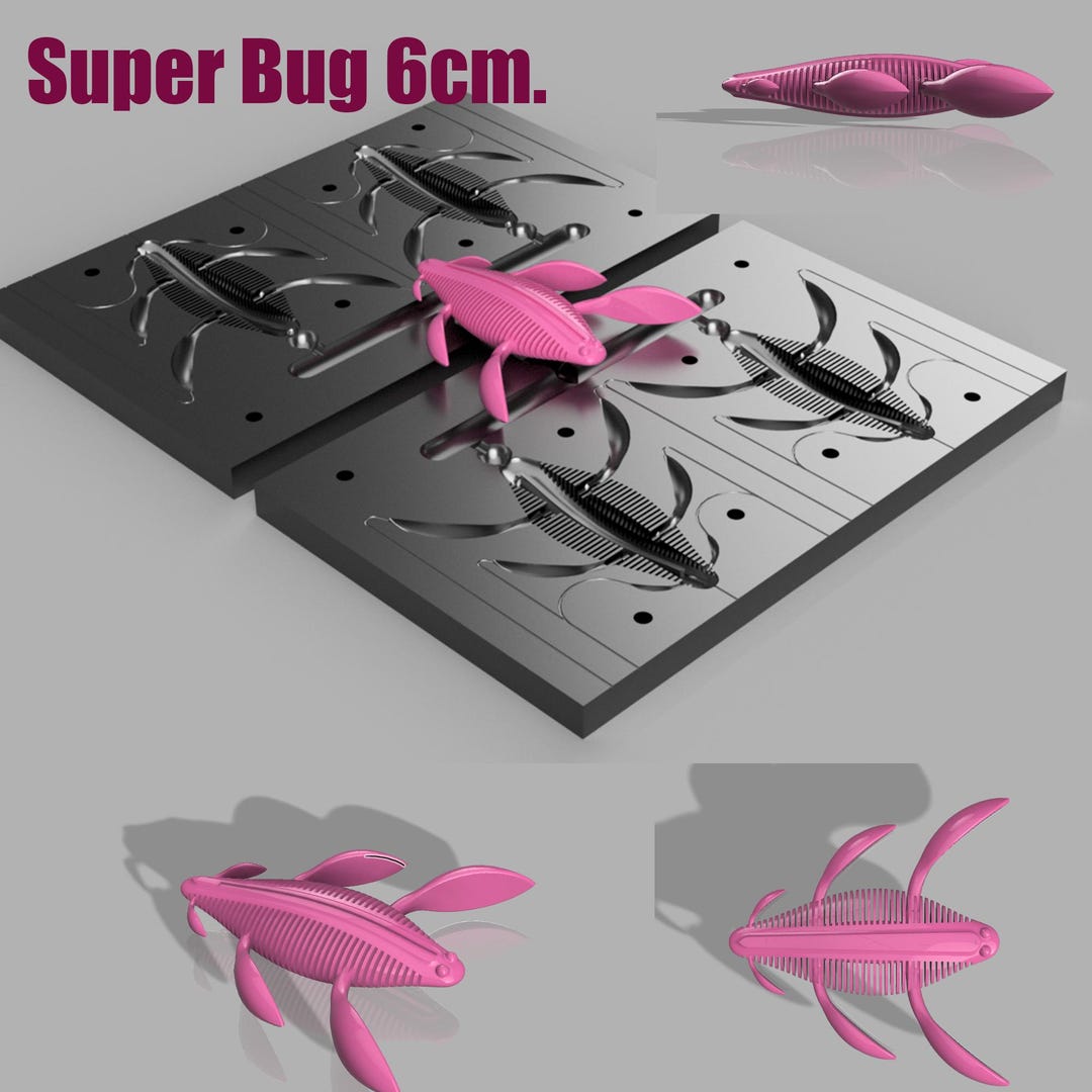 Digital File : Super Bug 60 Cm. 3D STL, STEP File for CNC and 3D Print ...