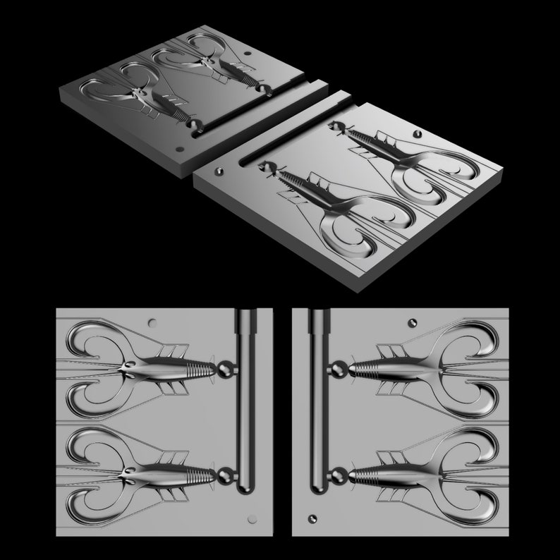 Digital File: Mold SM 80mm. 3D STL, STEP File for Cnc and 3D Print - Etsy