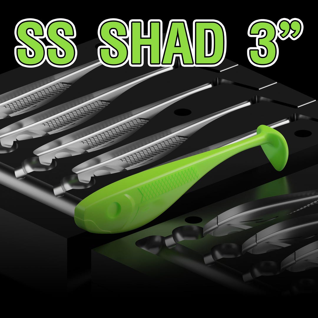 Digital File: SS Shad 3 Inch 3D STL, STEP File for Cnc and 3D Print - Etsy