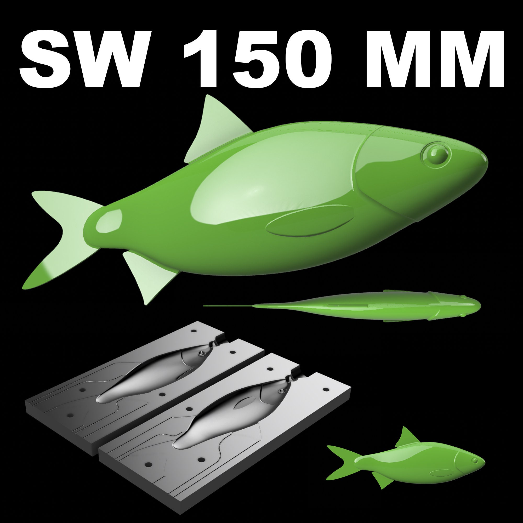 Digital File: SW150 Mm. 3D STL, STEP File for CNC and 3D Print - Etsy
