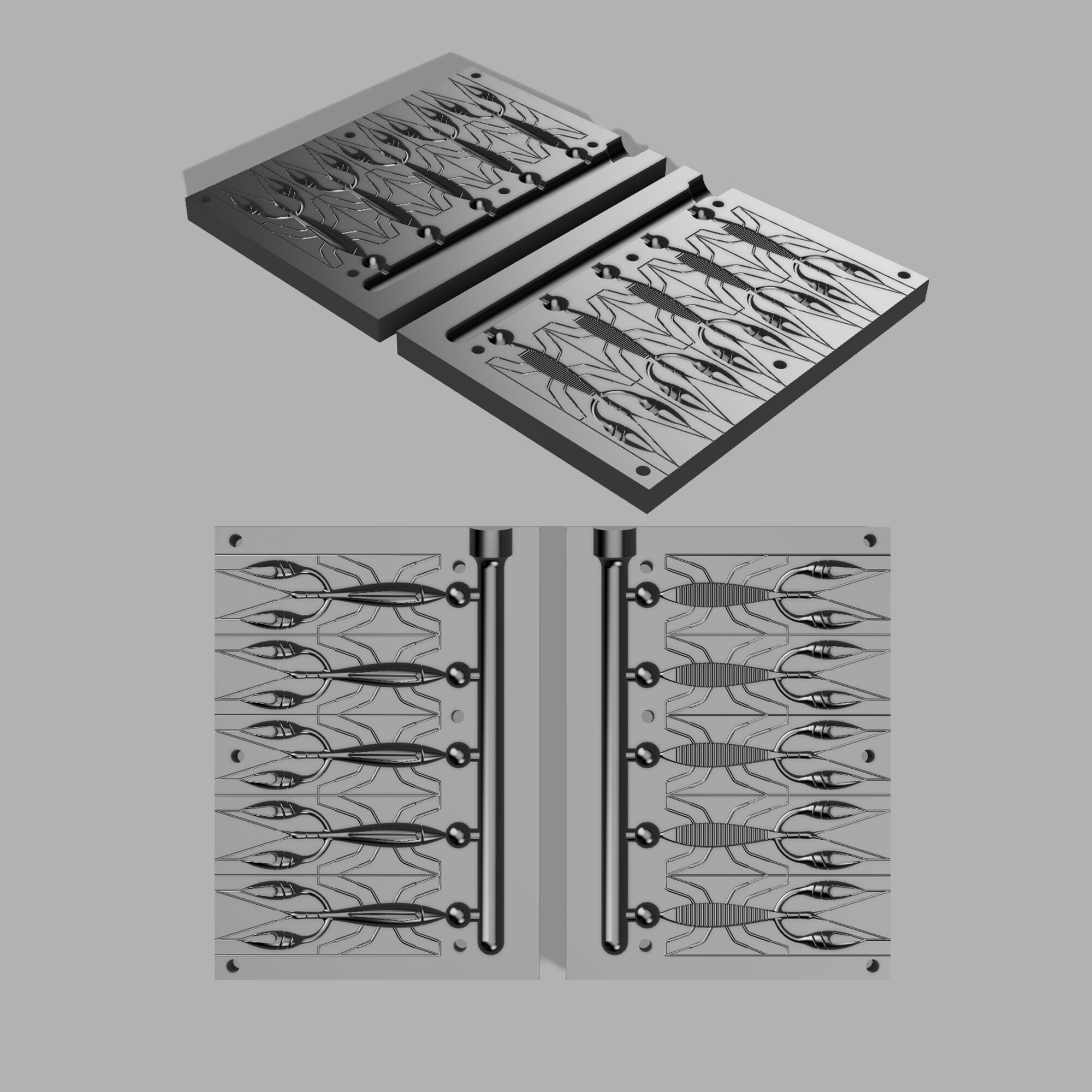 Digital File: Mold Craw 3 Inch. 3D STL, STEP File for CNC and 3D Print ...