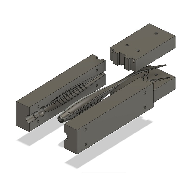 Digital File: Mold JB 10 Inch STL, STEP, for 3d Print and Cnc - Etsy